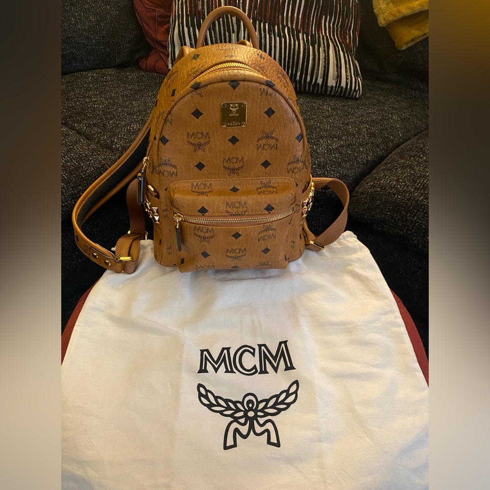 Stark Side Studs Backpack In Visetos Authentic - Gem